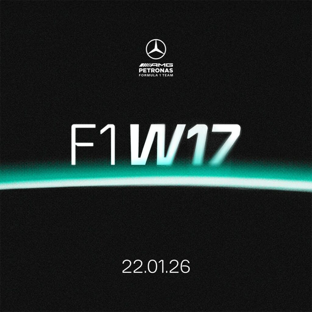Новият Мерцедес F1 W17 излиза на 22 януари, Уилямс FW48 – на 3 февруари ...